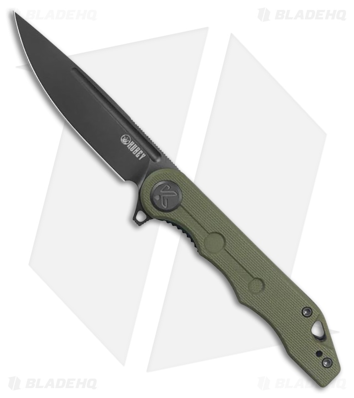 Kubey Mizo | OD Green G-10 | Black SW 14C28N