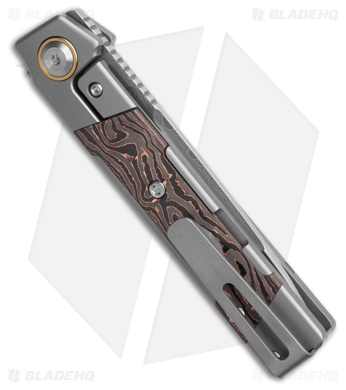 Kansept Kitpu Frame Lock Knife | Copper Carbon Fiber