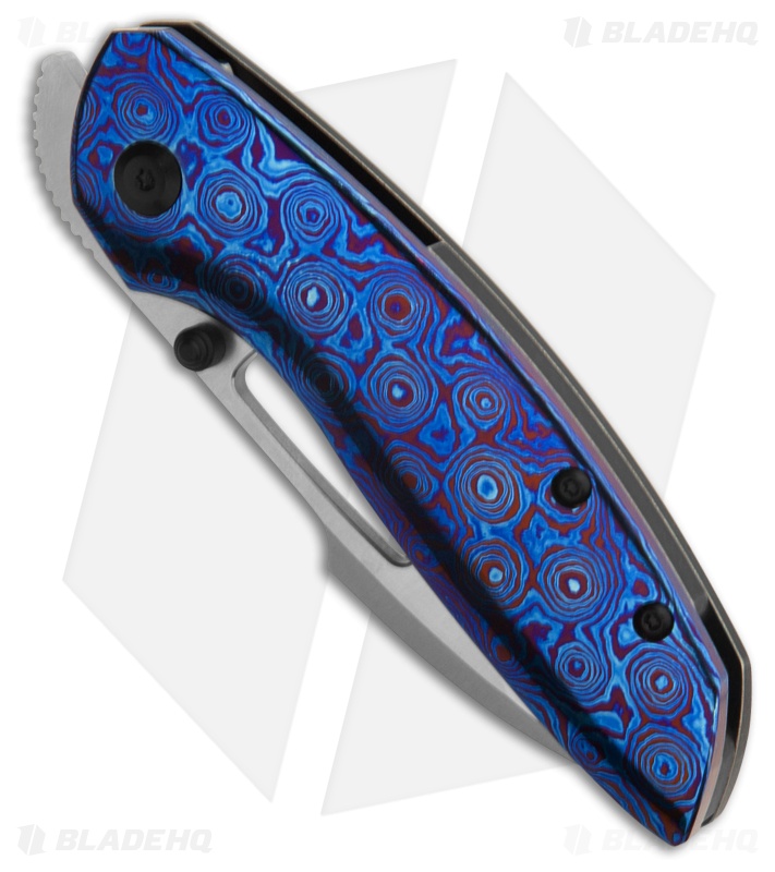 Kansept Knives Link Knife | Timascus Titanium + Satin