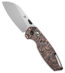 Kansept Knives Swan Model 6 Crossbar Lock Knife Copper CF