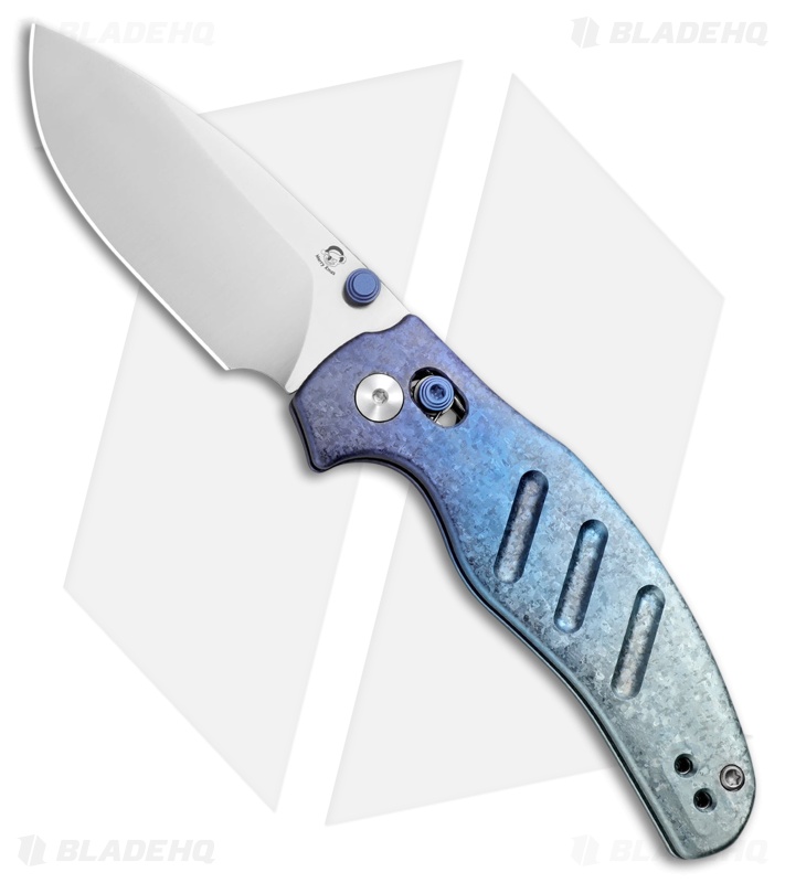 Kizer C01C 2.9 Sheepdog Clutch Lock Drop Point Knife Crystallized Ti (3 ...