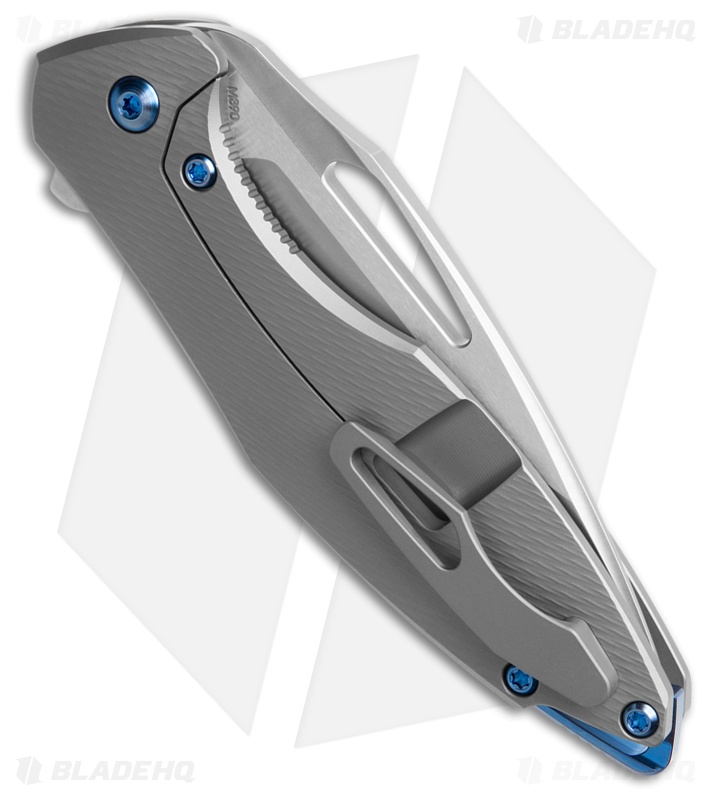Koenig Arius Mini Ti Drop Point Burnished M390