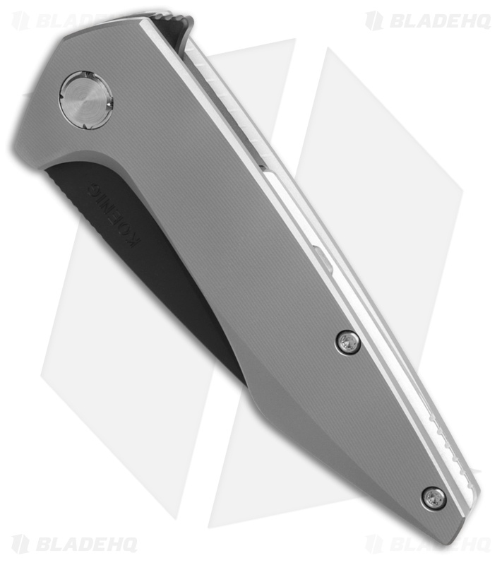 Koenig Mini Goblin Knife | Smooth Ti Satin HW | Matte DLC