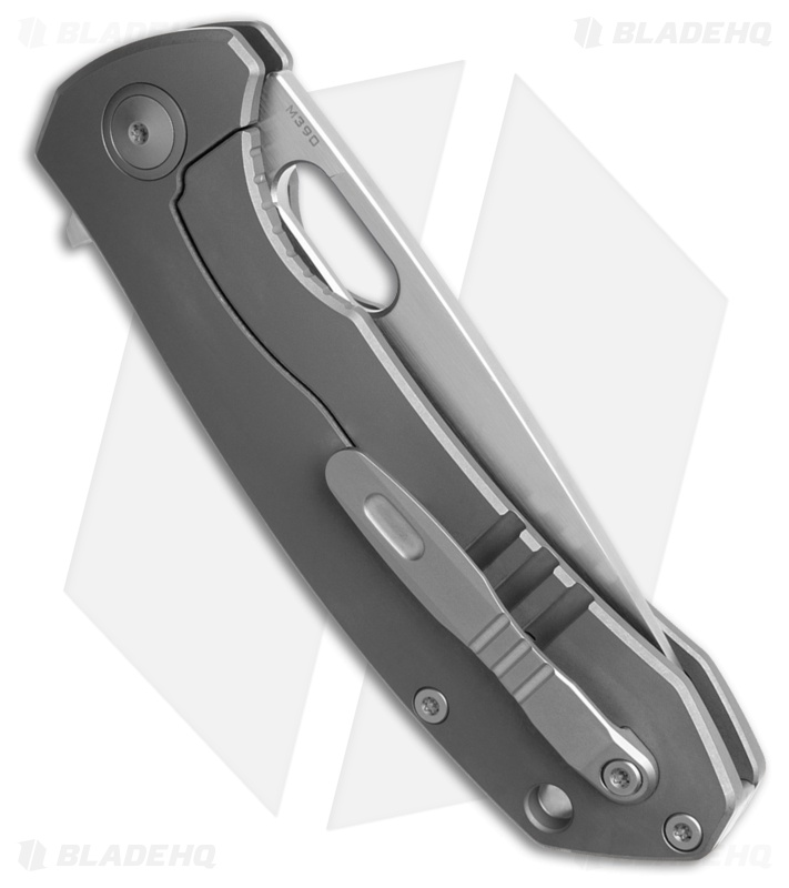 Maxace Knives Balance Mokume/Ti Drop Point Satin M390