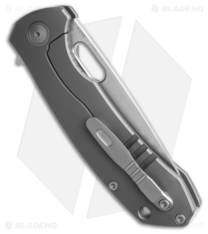 Maxace Knives Balance Timascus/Ti Drop Point Satin M390