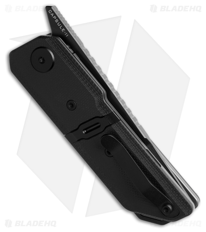 Maxace Knives Capsule II Black G-10 Tanto Black 10CR15COMOV