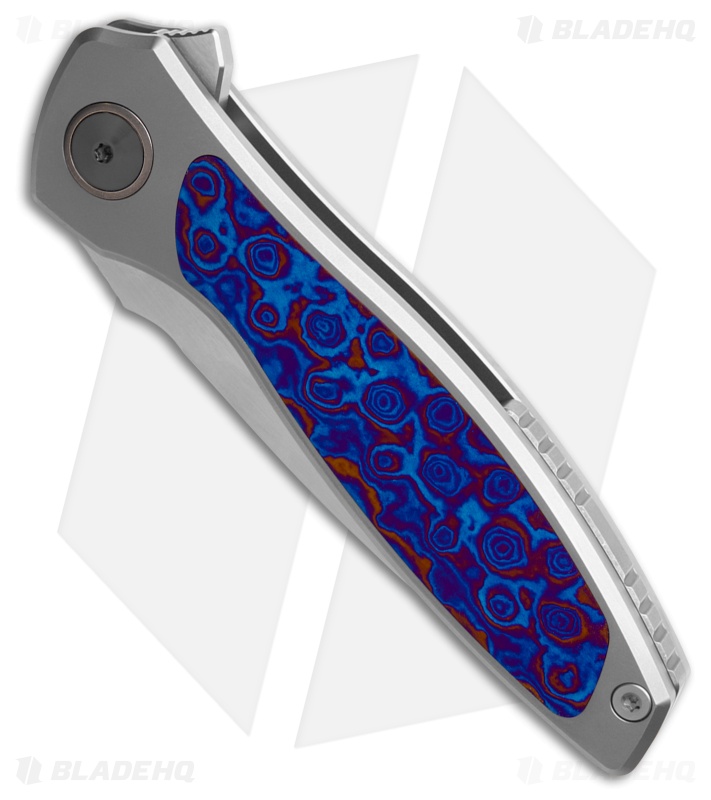 Maxace Knives Perseus Black, Blue, Gray Other/Ti Satin