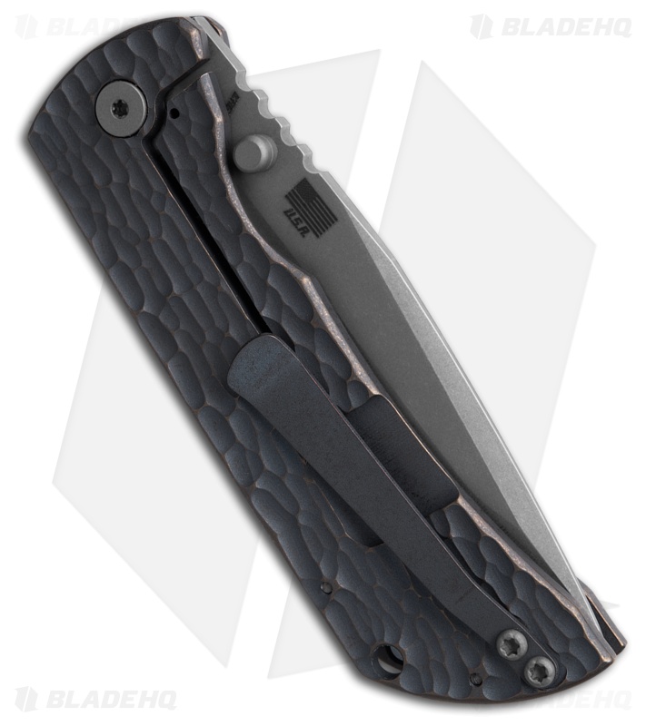 McNees Knives MAC2-3.5 Knife Blue/Bronze Jigged (SW)