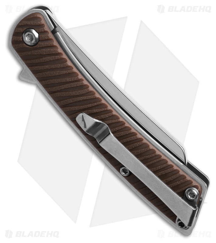 Old Timer Slim Brown Sawcut TPE Cleaver Satin 7Cr