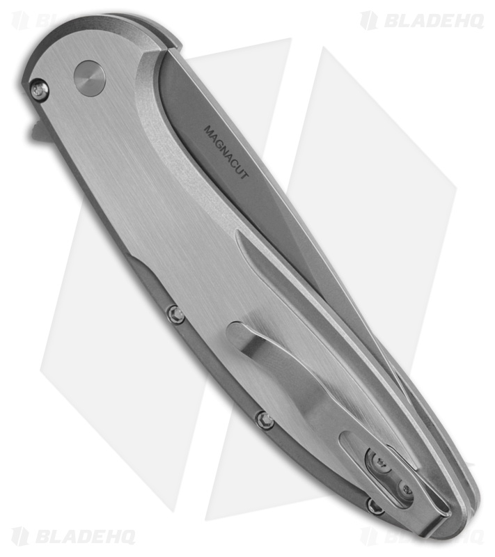 Pro-Tech Custom Cambria Knife Steel + Abalone Inlay