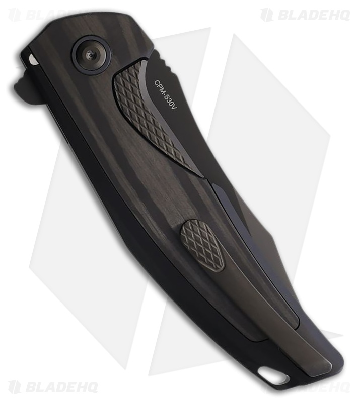 Reate Knives Jack Jr. Knife Carbon Fiber Black Accents DLC