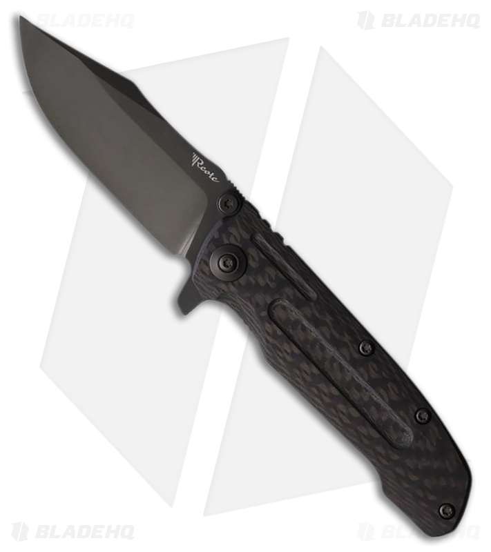 Reate 9D-V2 Frame Lock Knife | Carbon Fiber/Black Ti | DLC