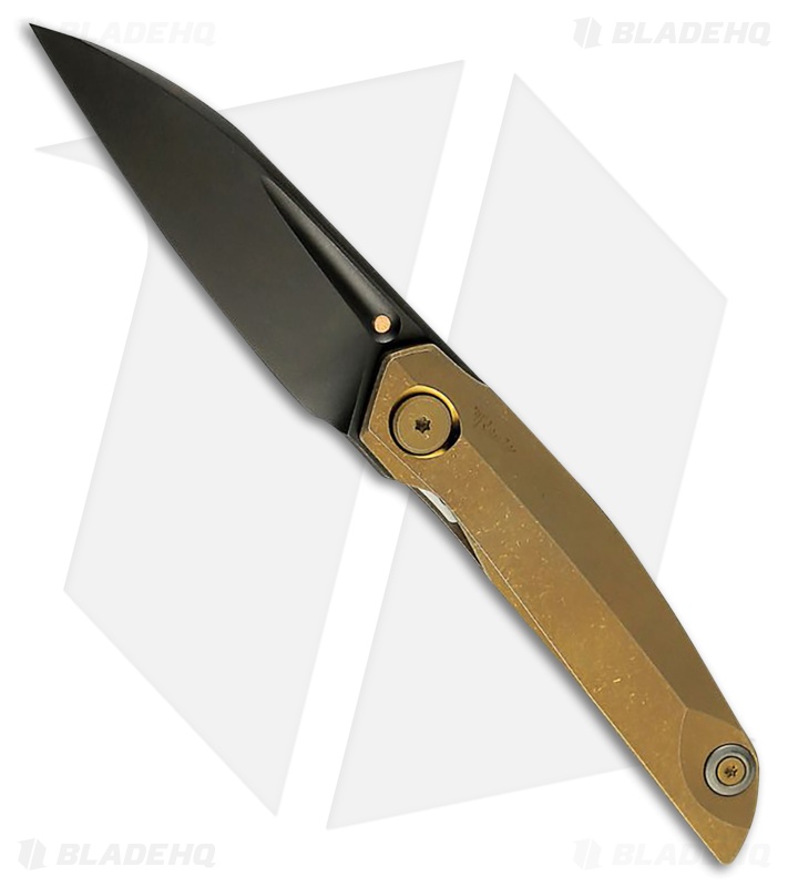 Reate Knives VK Anub Knife Bronze Stonewash Titanium DLC