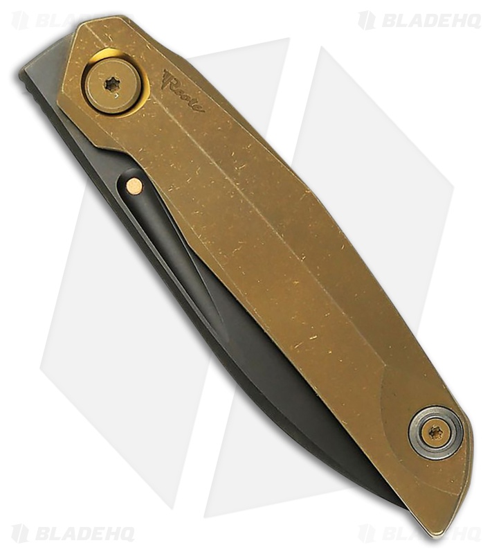 Reate Knives VK Anub Knife Bronze Stonewash Titanium DLC