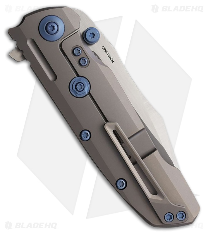 Reate Knives 9D-V2 Knife Gray Ti/Lava Flow FatCarbon Satin