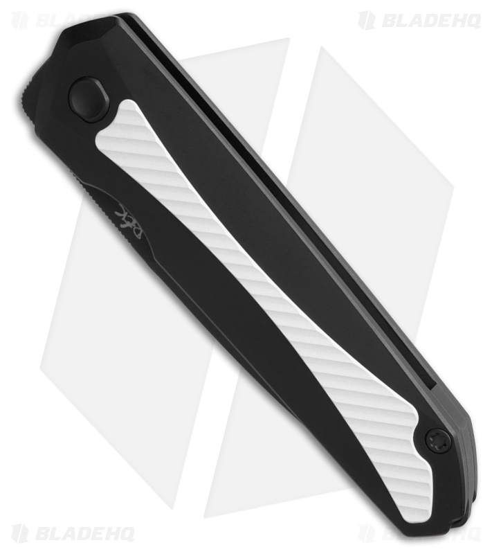 REK Sparrow Frame Lock Knife Black Titanium White Paper