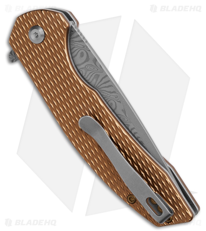 Kansept Knives Accipiter | Bronze Diamond Al | Damascus