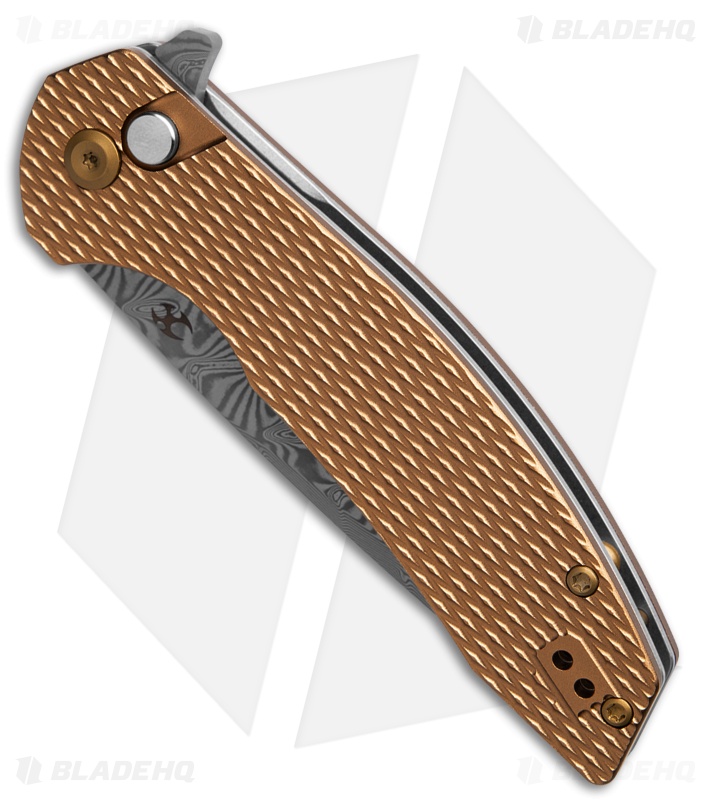 Kansept Knives Accipiter | Bronze Diamond Al | Damascus