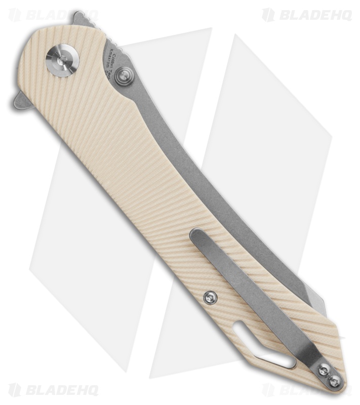 Tenable Knives Colibri Tech Knife Ivory White G-10 SW