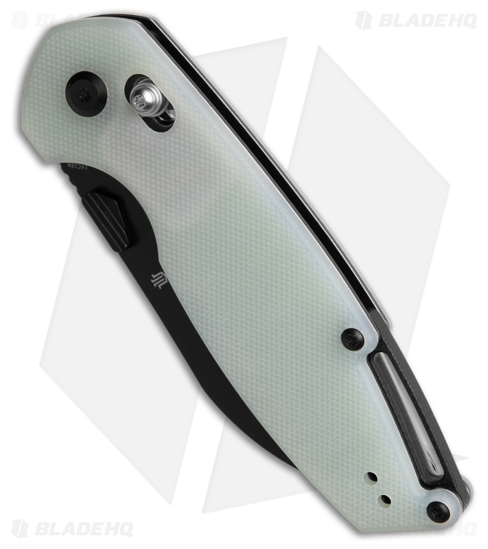 Tenable Model 6 Crossbar Lock Jade G-10 Sheepsfoot Black