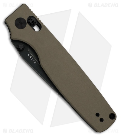 Kizer Original 2 Clutch Lock | Gray Al | Tanto Black SW 14C28N