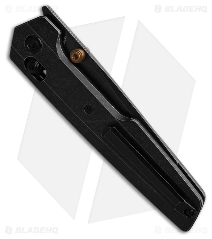 Vosteed Dachshund Crossbar Lock Black Ti Reverse Tanto M390