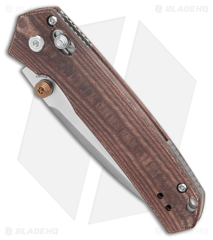 Vosteed Mini Psyop Knife Maroon Norplex Ultrex Micarta Satin