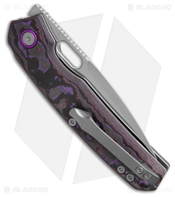 Vosteed Psyop Knife | Purple Haze Fatcarbon | Satin