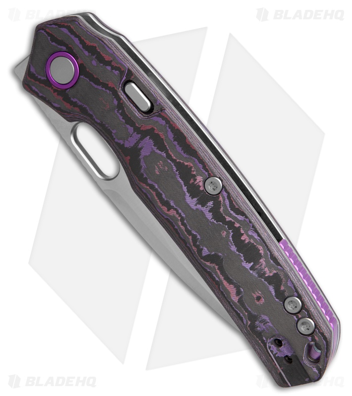 Vosteed Psyop Knife | Purple Haze Fatcarbon | Satin