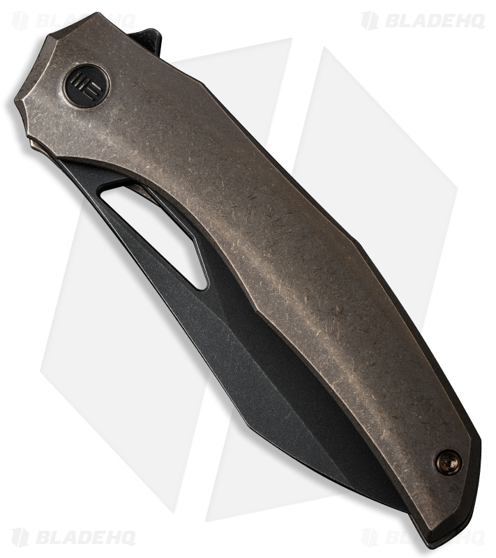 WE Knife Co. Ignio Knife Bronze Titanium/Black SW - Blade HQ