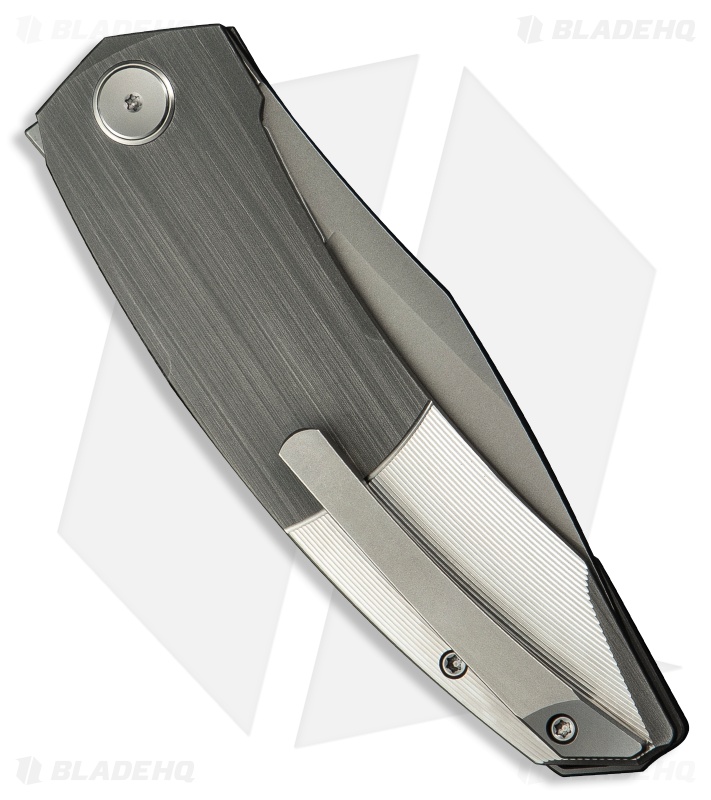 WE Knife Co. Sine Wave Ti Drop Point Satin M390