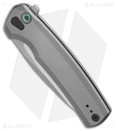 Zero Tolerance 0044 Button Lock Knife Gray Titanium Satin ZT