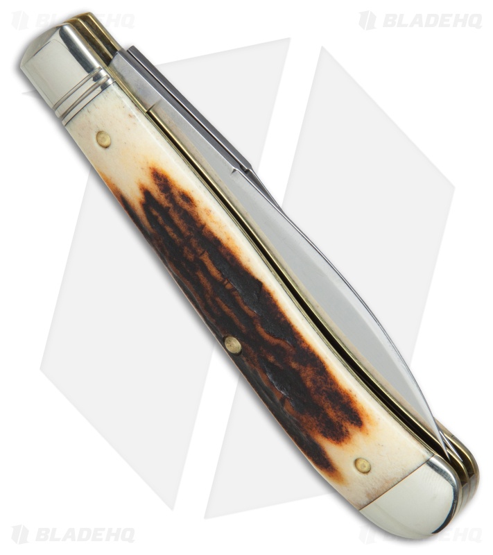 GEC #48 Northfield UN-X-LD Pocket Knife 3.8" Sambar Stag 488217 - Blade HQ