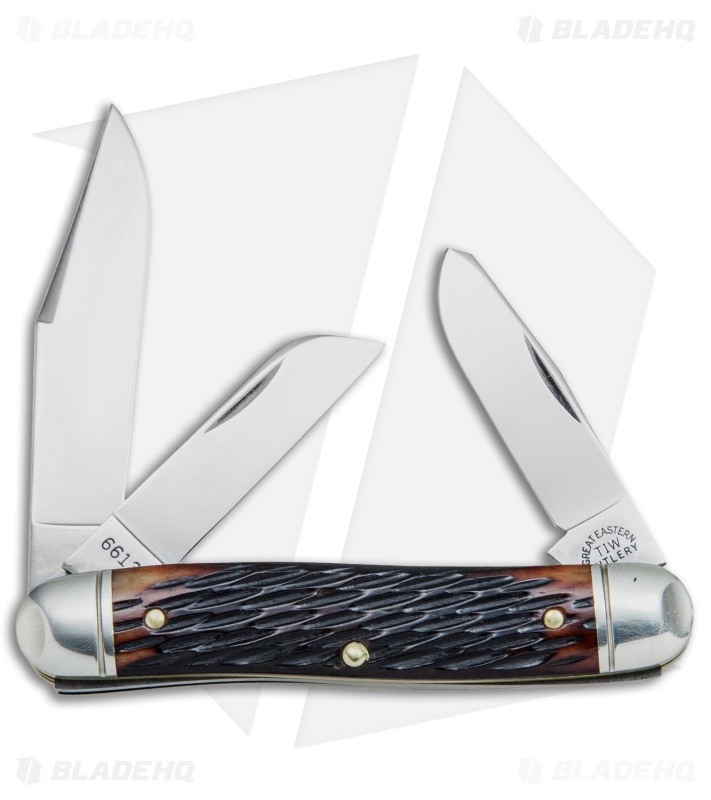 GEC #66 Northfield UN-X-LD Calf Roper Pocket Knife 3.3" Hemlock Jig ...
