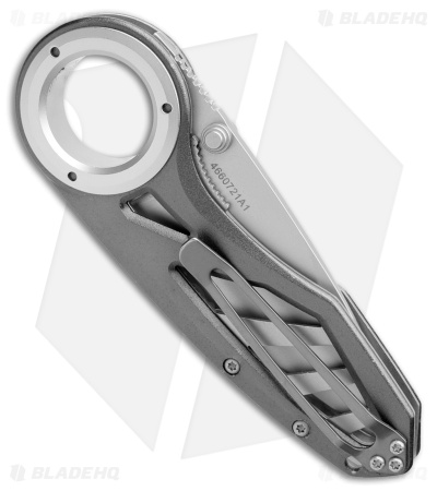 Gerber Remix Liner Lock Knife Gray Aluminum - Blade HQ