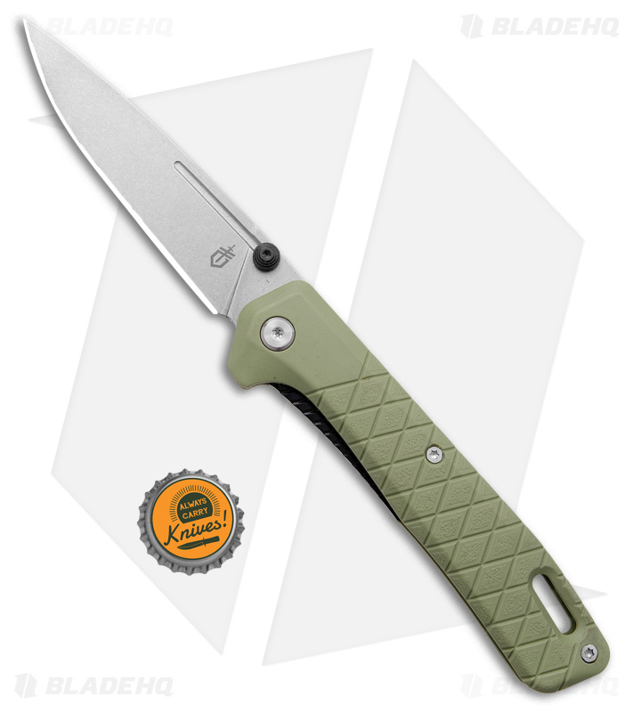 Gerber Zilch Liner Lock Knife Green - Blade HQ