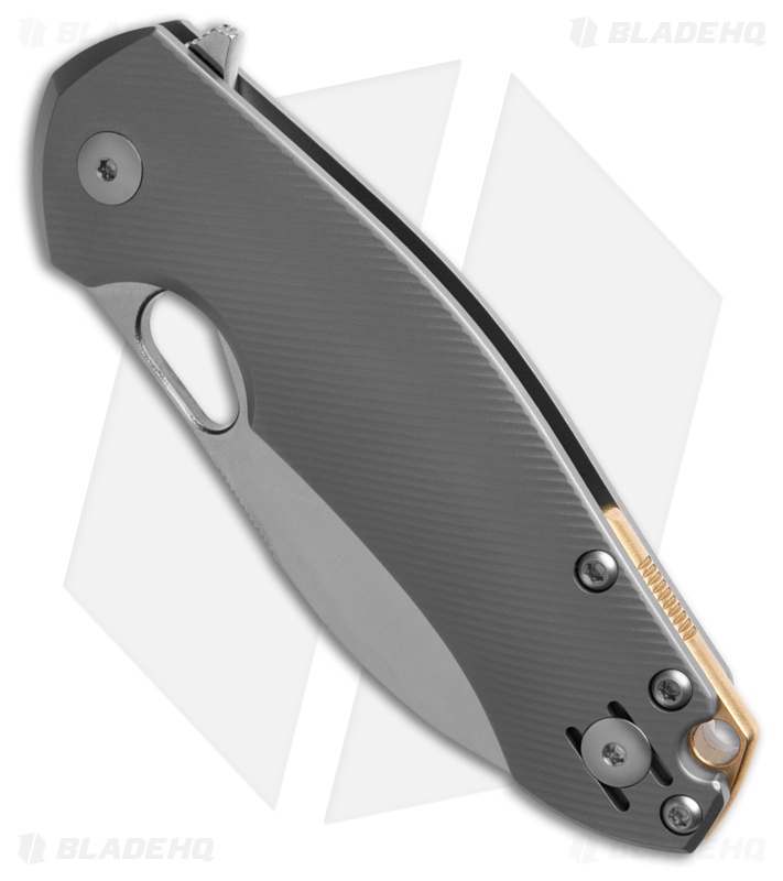 GiantMouse Vox/Anso ACE Biblio XL Knife Titanium (3.2" Satin)