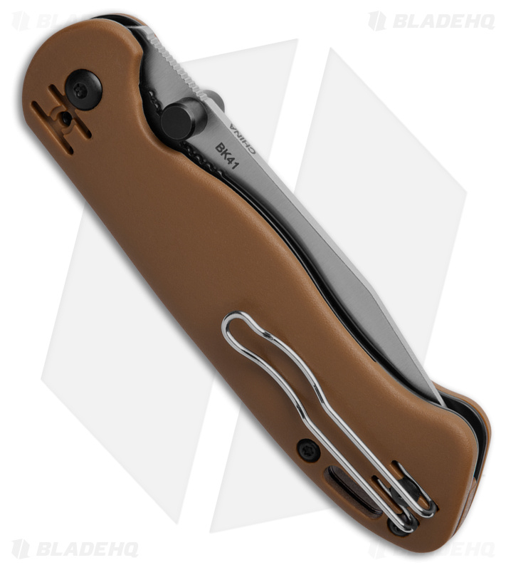 Ka-Bar Becker Mini Liner Lock Knife Brown GFN - Blade HQ