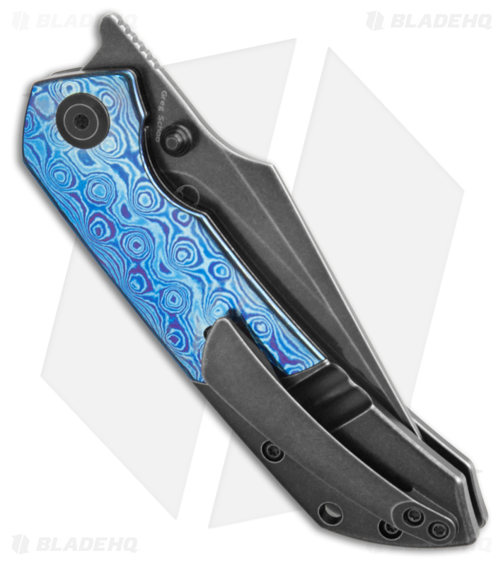 Kansept Knives Fenrir Knife Timascus + BSW - Blade HQ