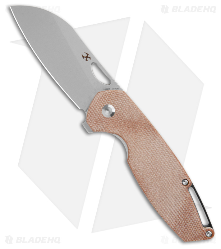 Kansept Knives Swan Model 6 Brown Micarta - Blade HQ