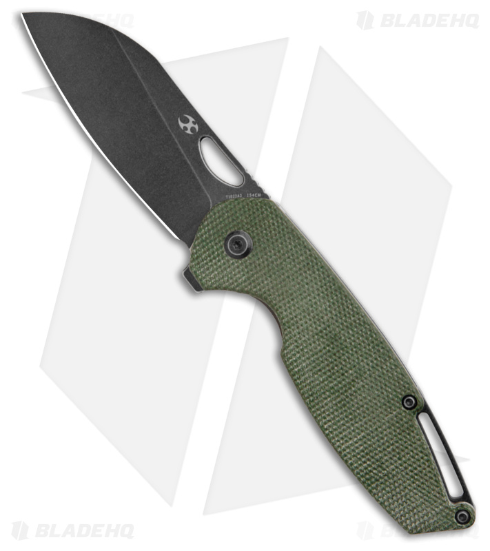 Kansept Knives Swan Model 6 Green Micarta - Blade HQ