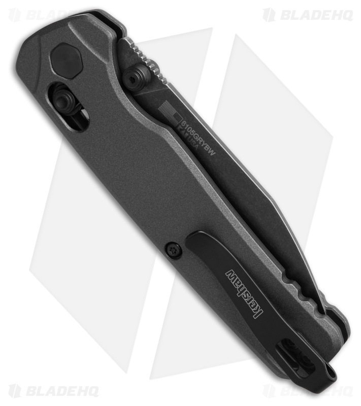 Kershaw Bel Air DuraLock Knife Gray Blackwash Al Black SW