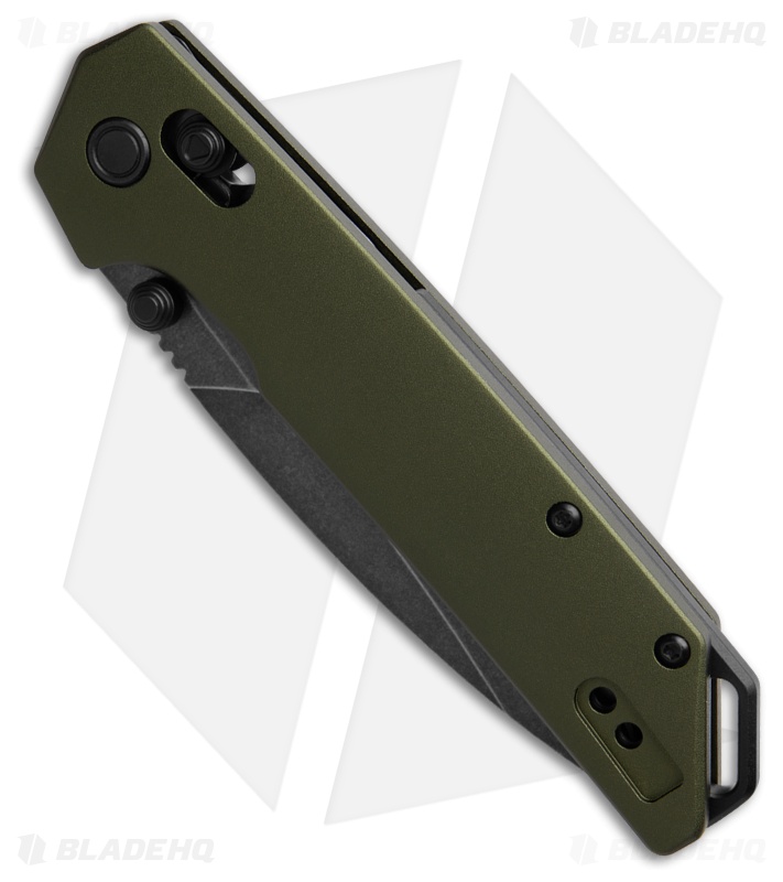 Kershaw Iridium DuraLock Knife OD Green Aluminum - Blade HQ