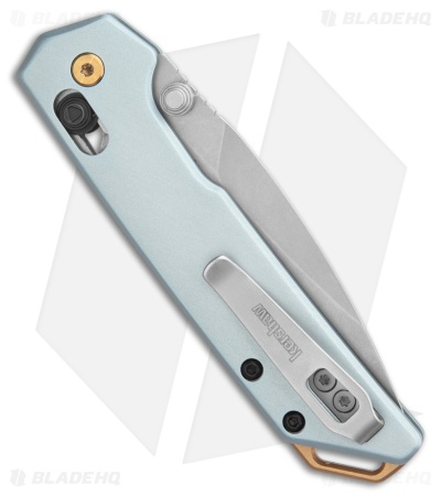 Kershaw Mini Iridium Knife Ice Blue Anodized Aluminum SW