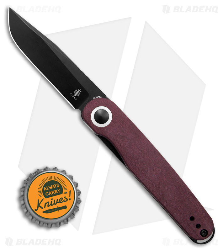 Kizer Azo Squidward Knife | Black G-10 V3604C2 - Blade HQ