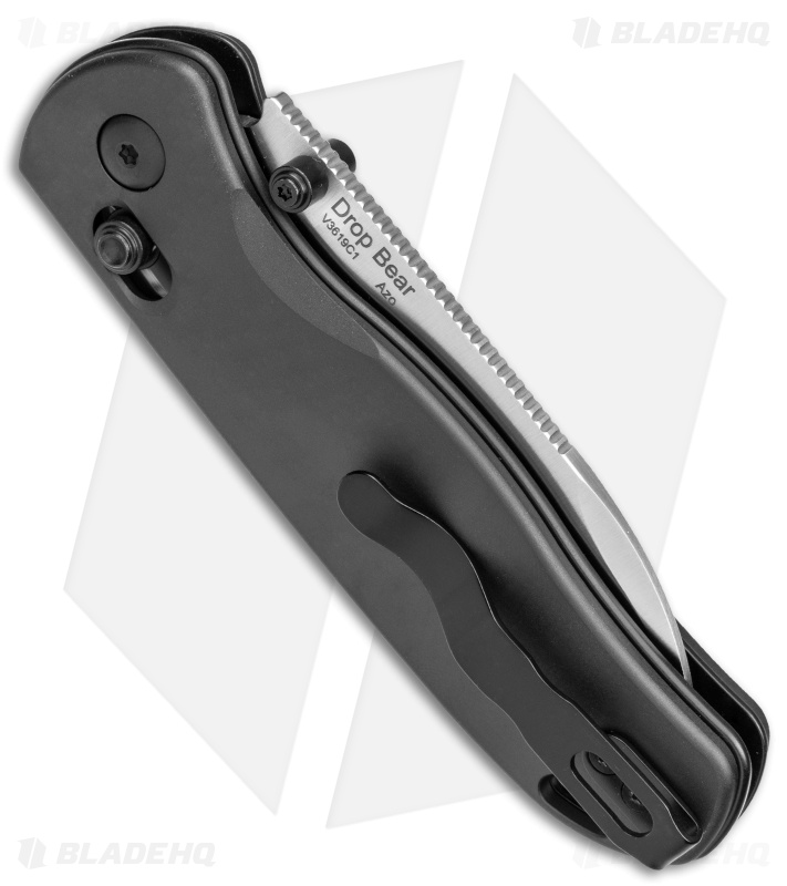 Kizer Drop Bear Clutch Lock Gunmetal Aluminum/Satin