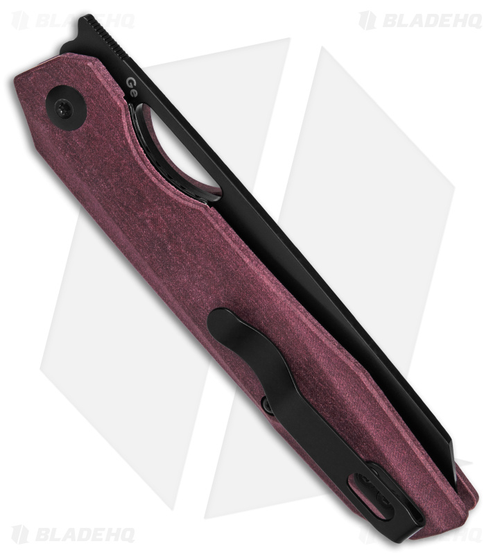Kizer Genie Liner Lock Knife Red Richlite (SW) - Blade HQ