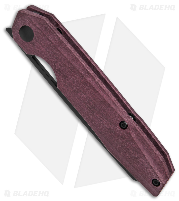 Kizer Genie Liner Lock Knife Red Richlite (SW) - Blade HQ