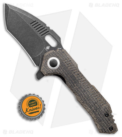 Kizer Mini Paragon Liner Lock Knife Black Micarta - Blade HQ