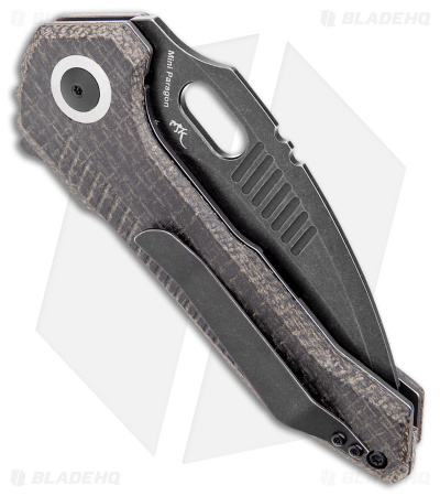 Kizer Mini Paragon Liner Lock Knife Black Micarta - Blade HQ